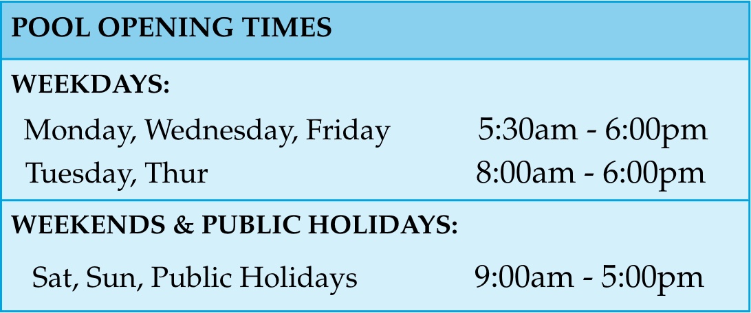 42nd Batallion Memorial Pool | Aqualification & Fitness Rockhampton